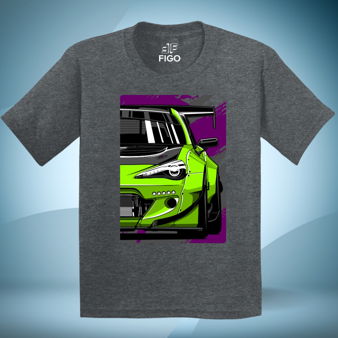 Figo Kids - Grey Green Car T-Shirt – SuperCart.pk