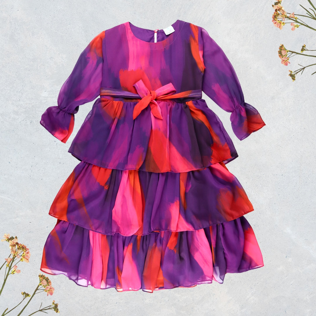 Figo - Tulip Frill Maxi/Long Frock – SuperCart.pk